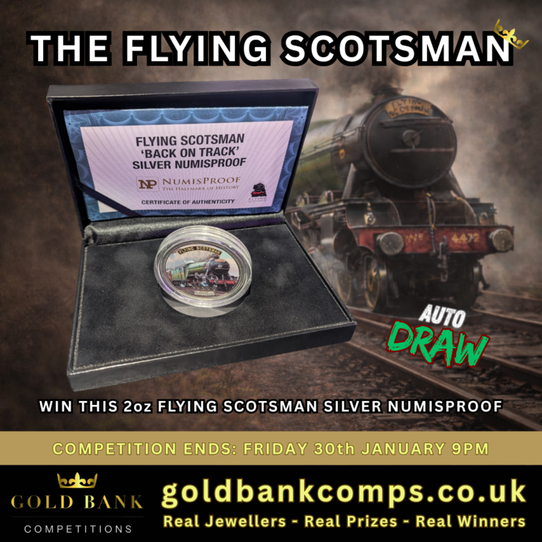🚂 THE FLYING SCOTSMAN - WIN THIS 2 oz FLYING SCOTSMAN ‘Back On Track ...